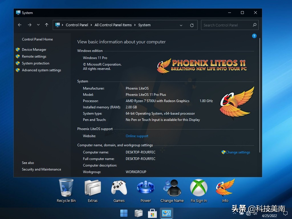 PHOENIX LITEOS 11 PRO PLUS Build 22000.652 - iNEWS