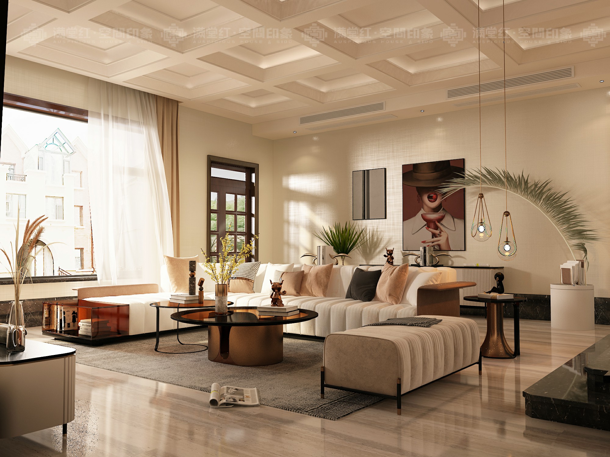 172㎡ home decoration example, advanced modern style, comfortable and ...