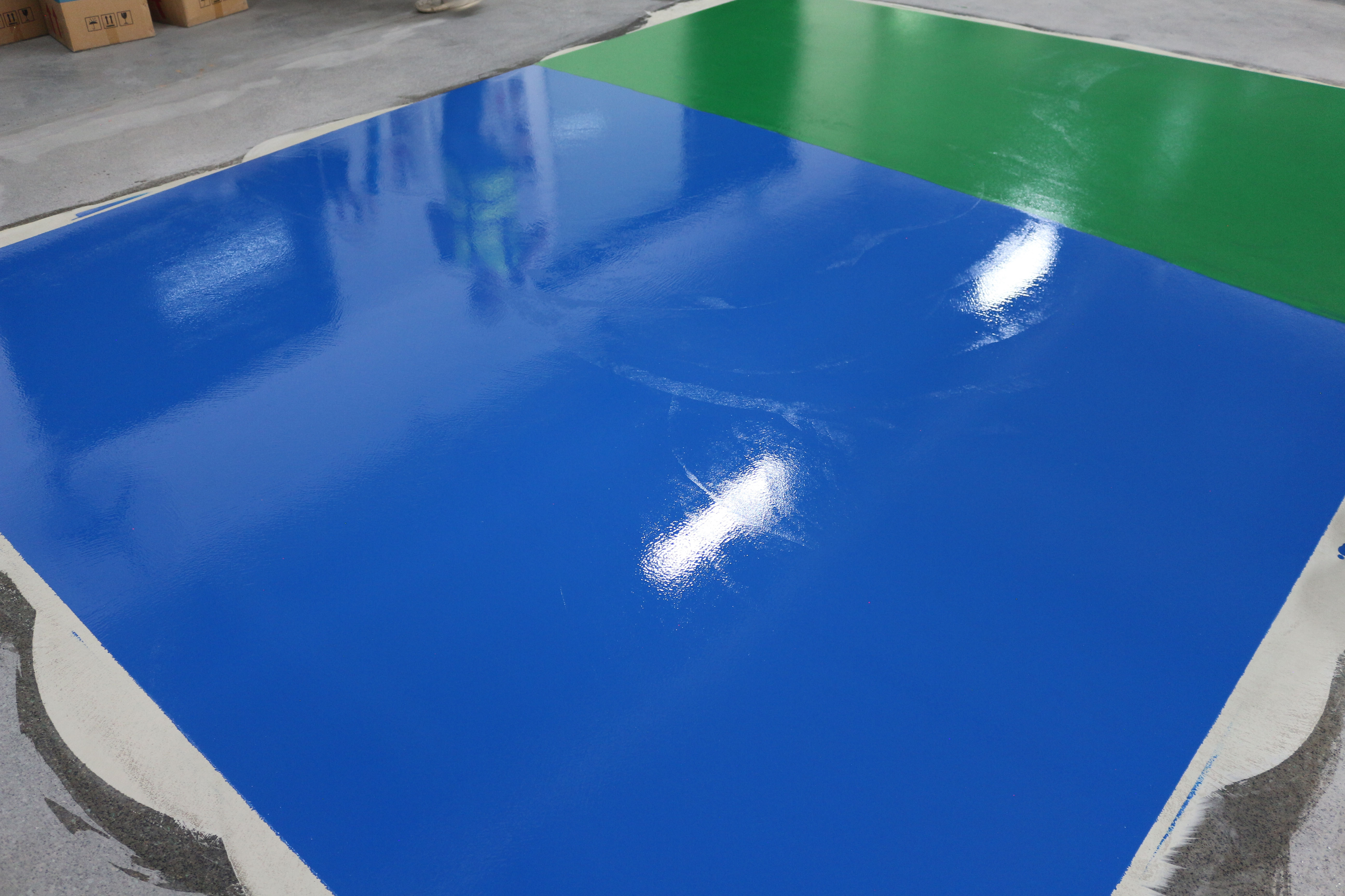 There are brush marks after the floor paint is finished, how to solve ...