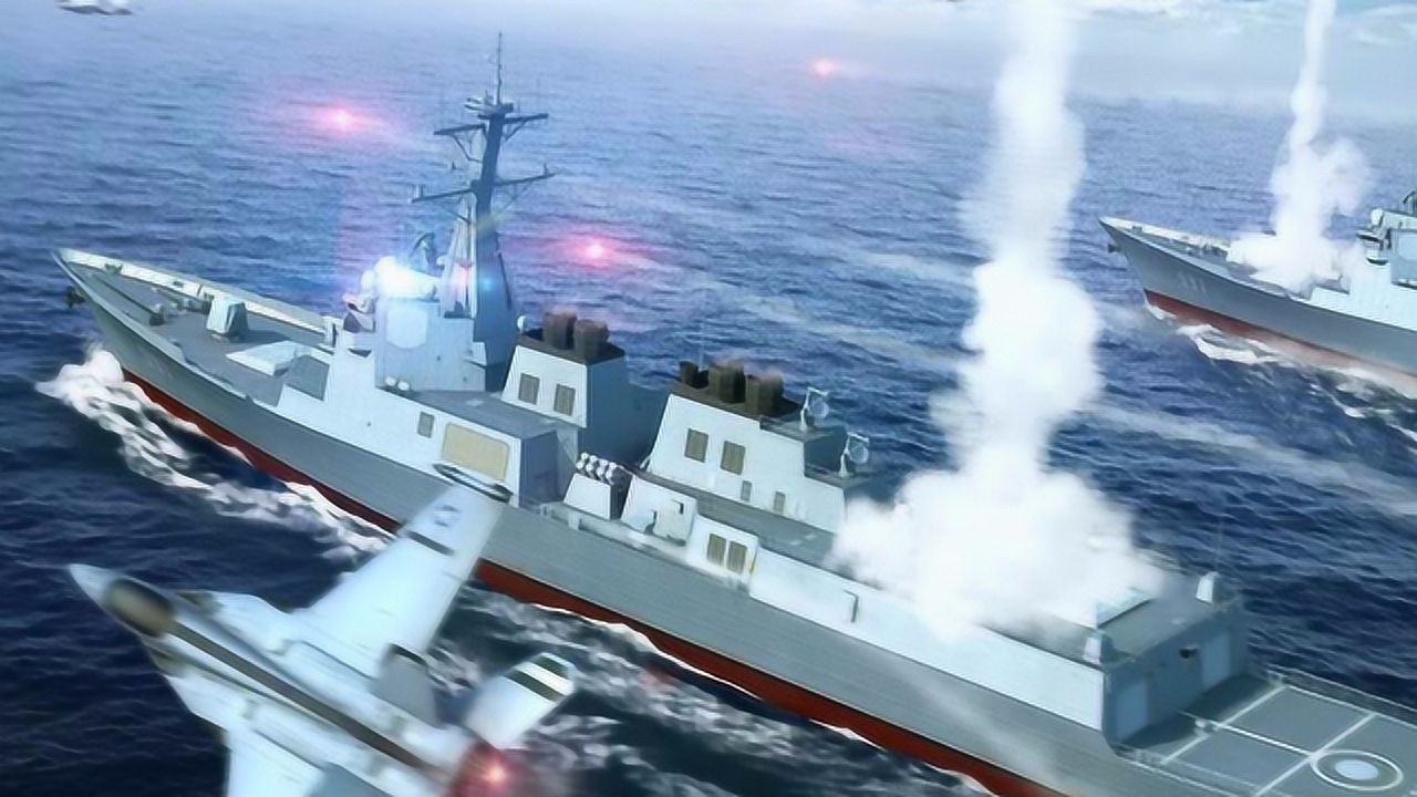 Japan refuses to make concessions in the Taiwan Strait! China's Type 055 10,000-ton large-scale ...