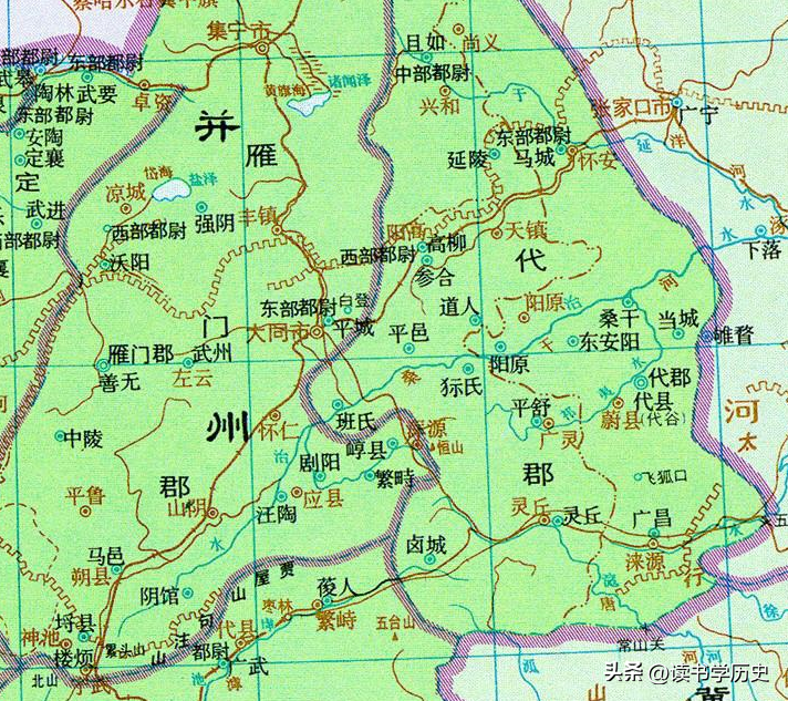 Through the map, understand the historical changes of Datong City ...