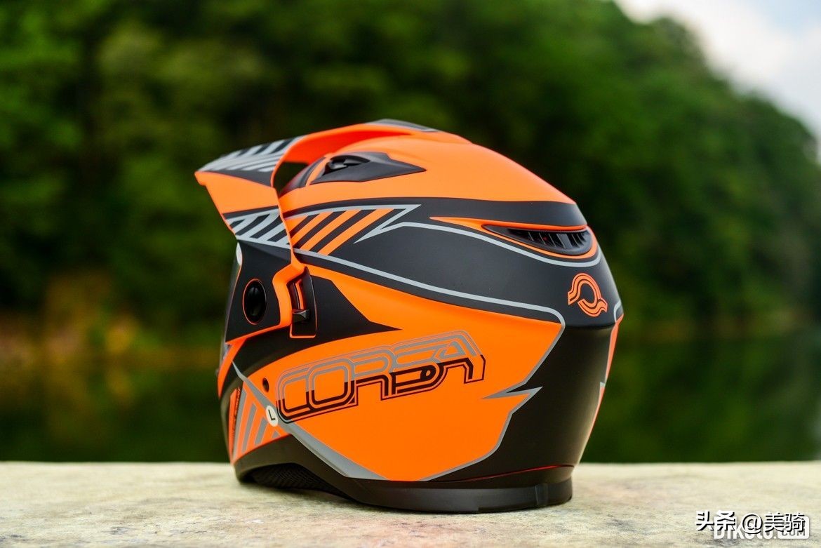 Vibrant orange! Cool Sa CORSA "go forward" motorcycle helmet - iNEWS