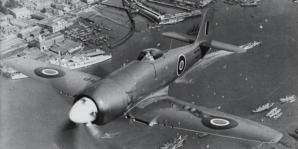 Sea Fury fighter, the last piston fighter developed by the United ...