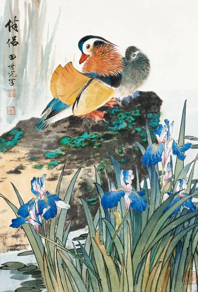 Tian Shiguang: Meticulous Flower and Bird "Danqing Giant" - iMedia