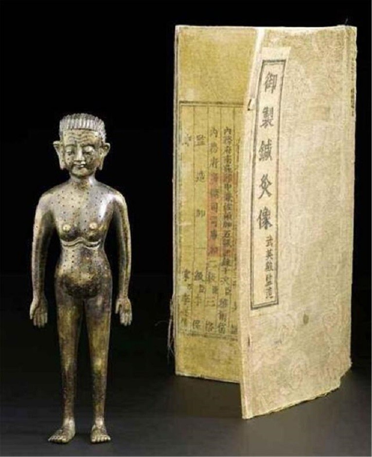 In the last century, Japan discovered an "acupuncture bronze man" in ...
