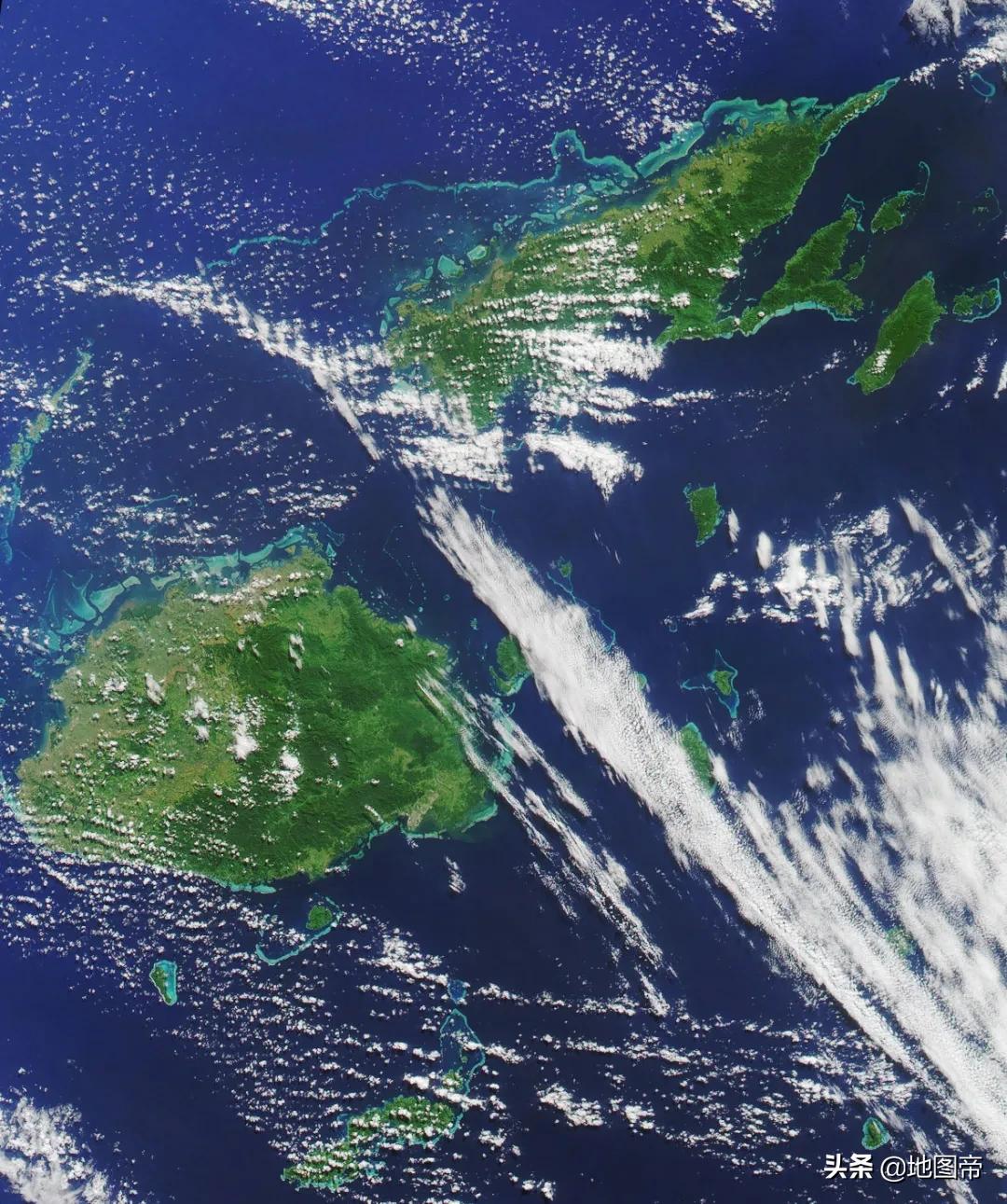 Fiji is located deep in the Pacific Ocean. Why are there so many ...