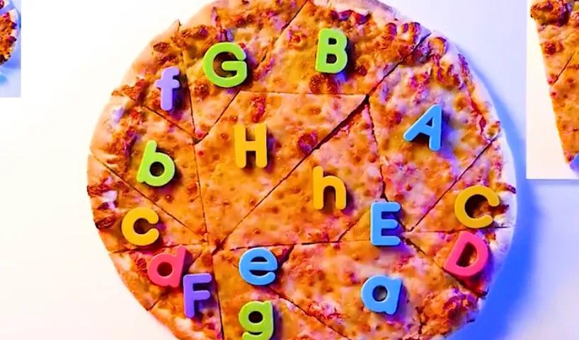 How to divide the pizza equally without going through the center? - iNEWS