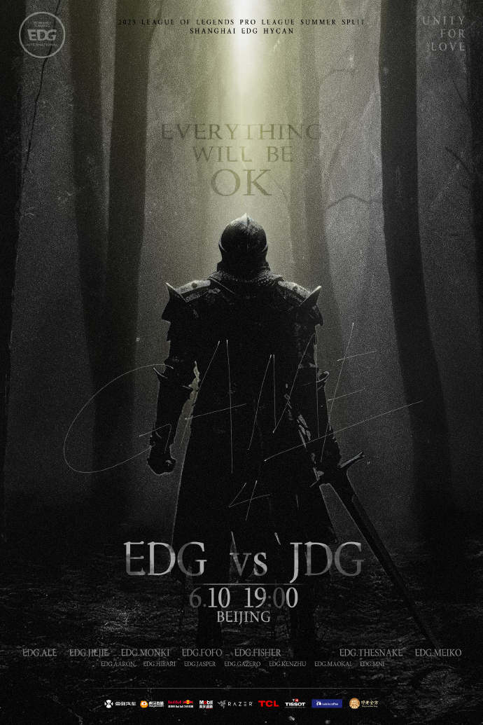 EDG vs. JDG, the poster hides the mystery, eliminates LEAVE, and leaves ...