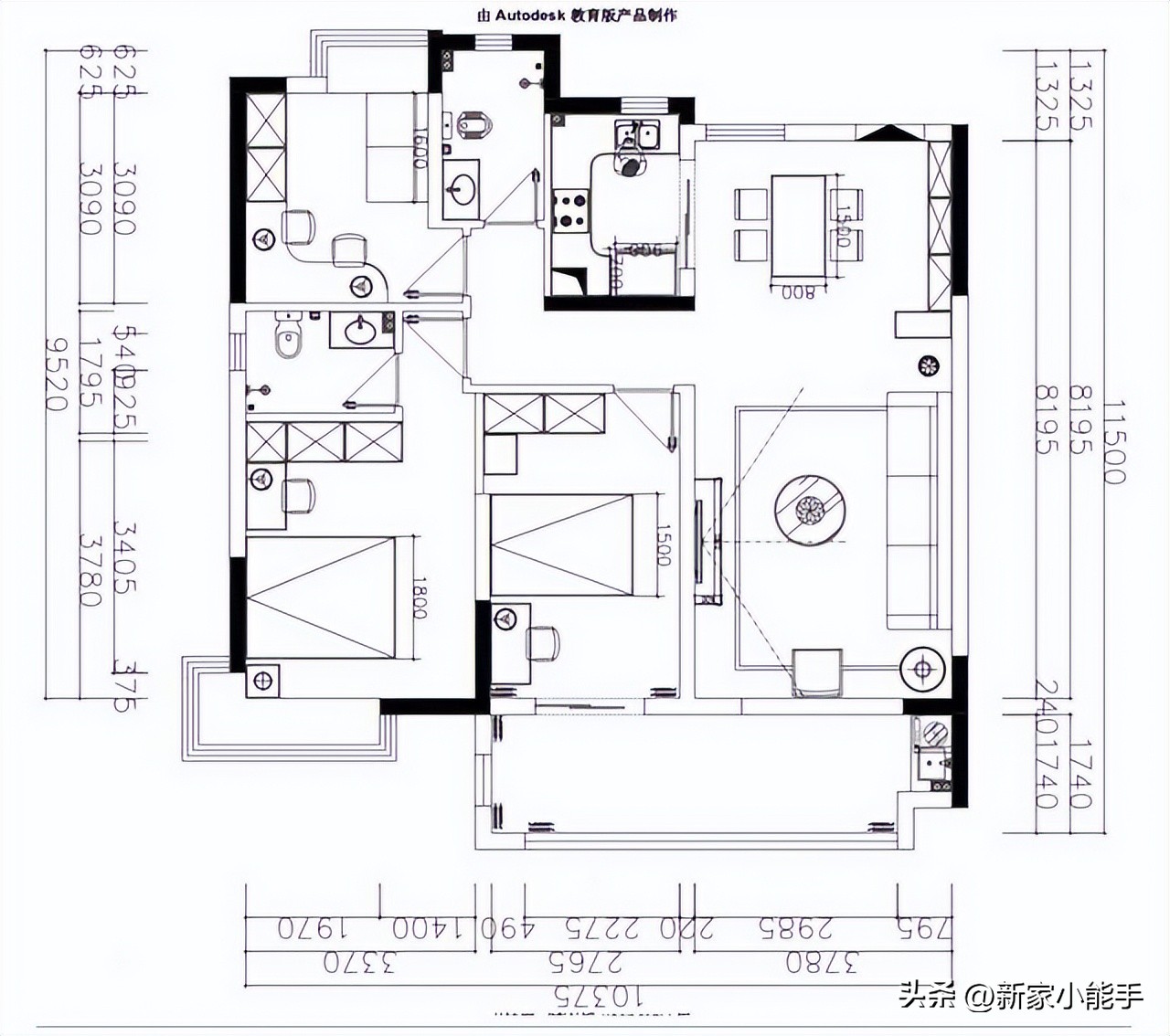 The decoration of 128 square meters cost 250,000 yuan, and the ...
