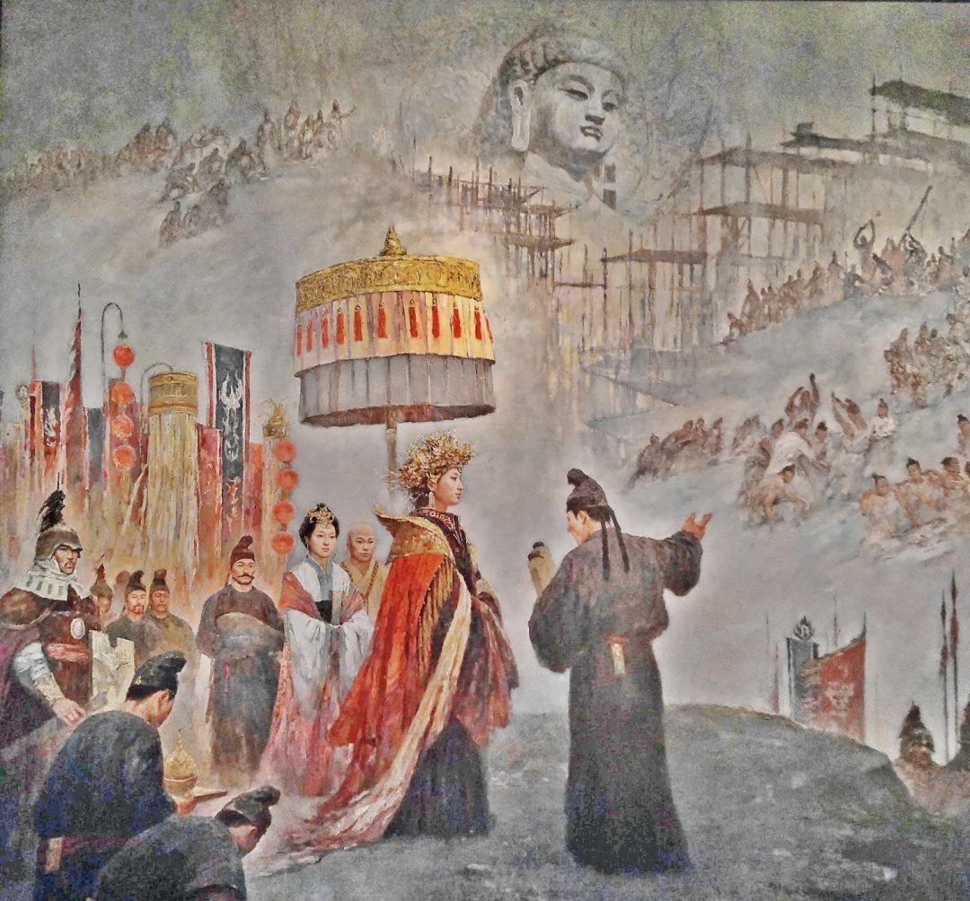 The first female emperor in history, who preached that she had become a ...