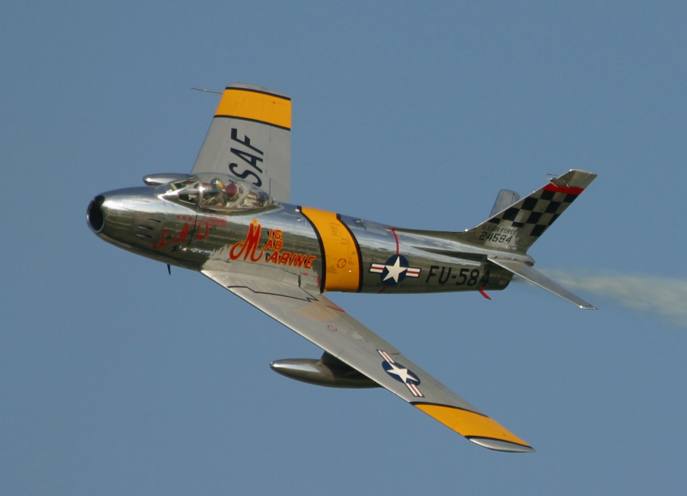 The Saber of the Korean War: America's First Swept Wing Jet Fighter - iNEWS