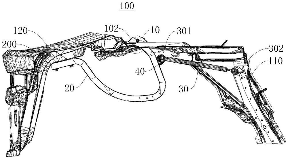 Trunk lid opening and closing assembly - iMedia