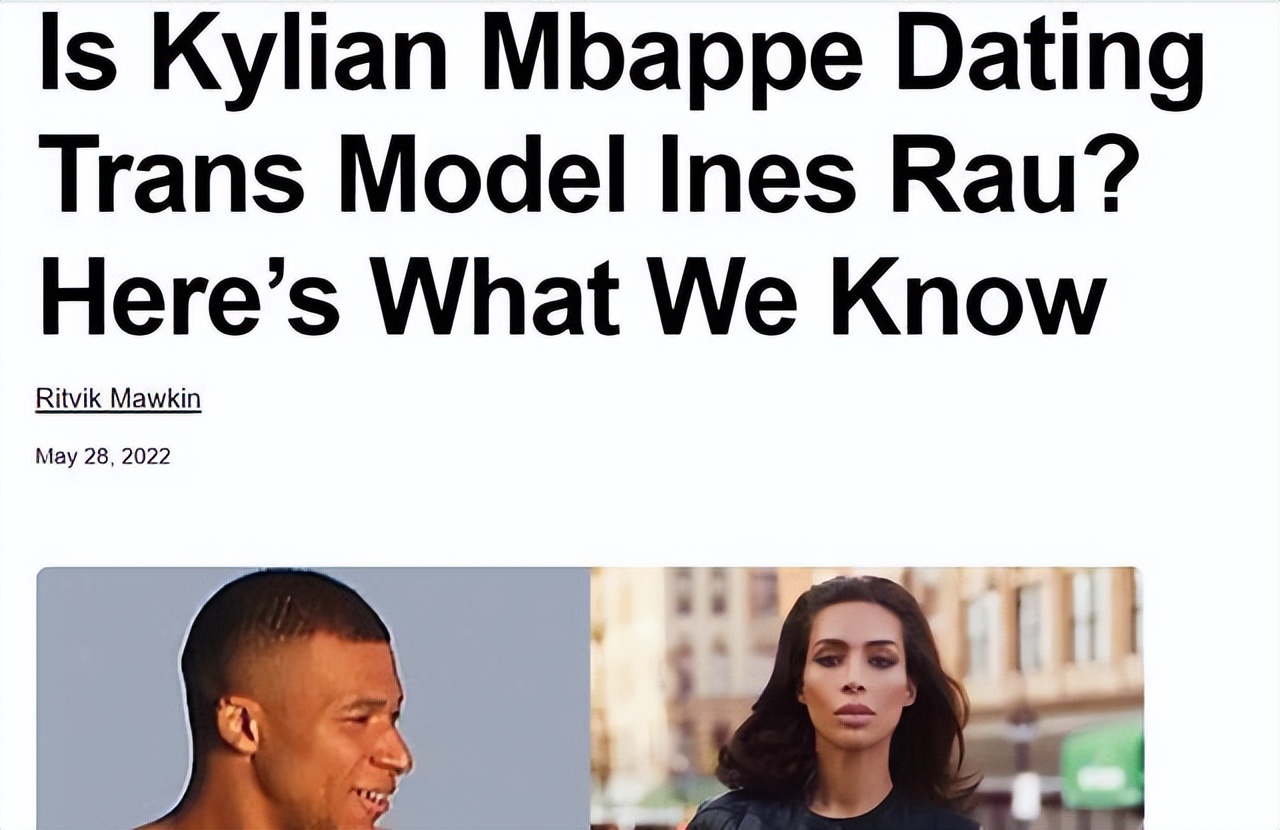 The taste is so heavy!The first exposure of Mbappe's girlfriend: a boy ...