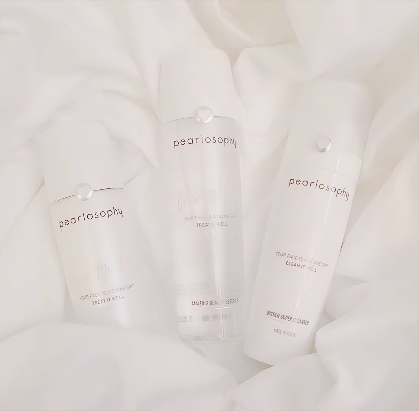 Pearl aesthetic bulb muscle three-piece set, the skin has its own ...