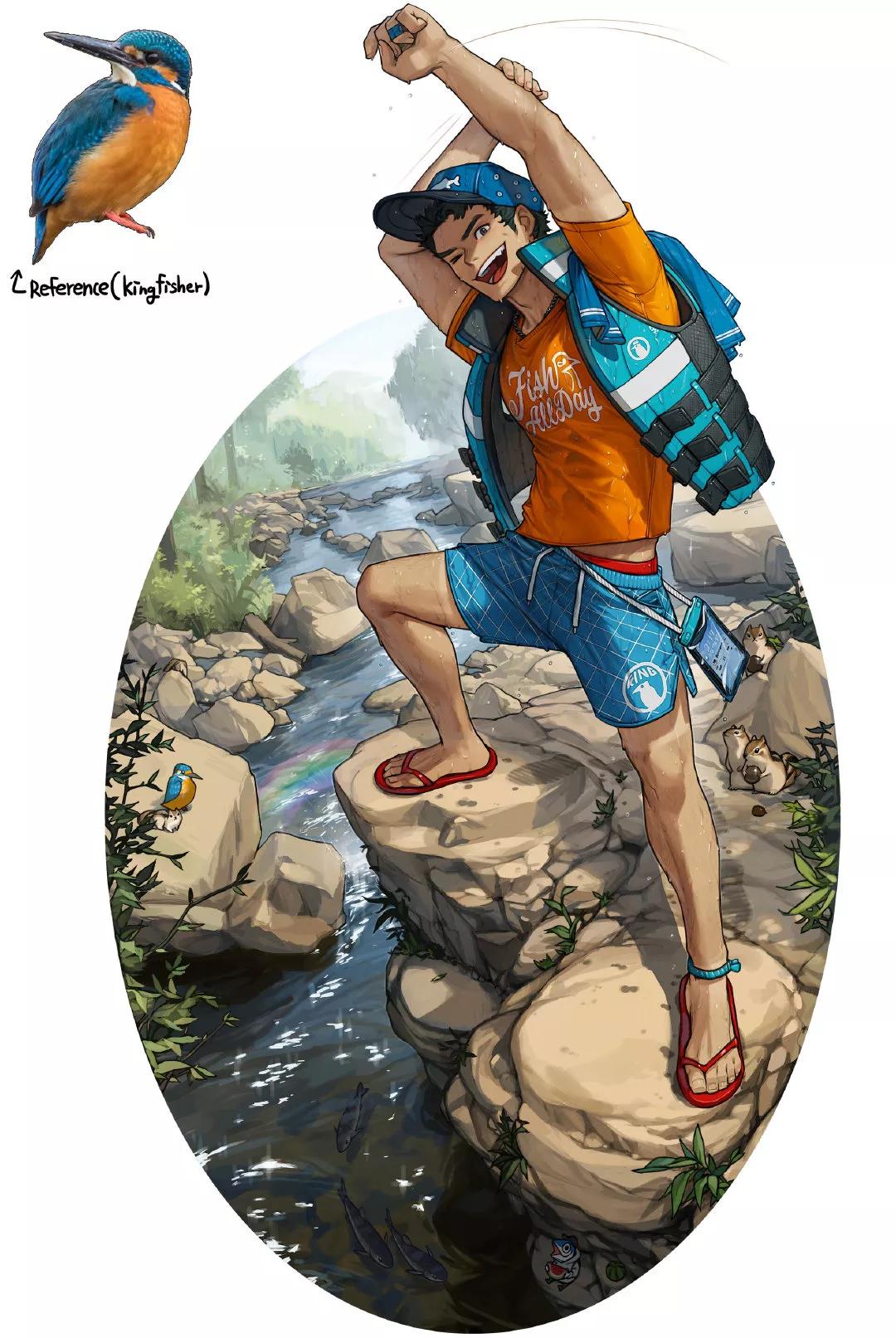 Illustrated characters by painter Jiao Cha - iNEWS
