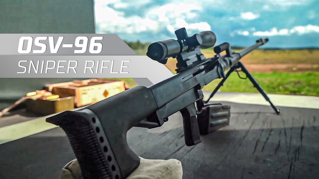 Russian OSV-96 "Nutcracker" heavy semi-automatic sniper rifle - iNEWS