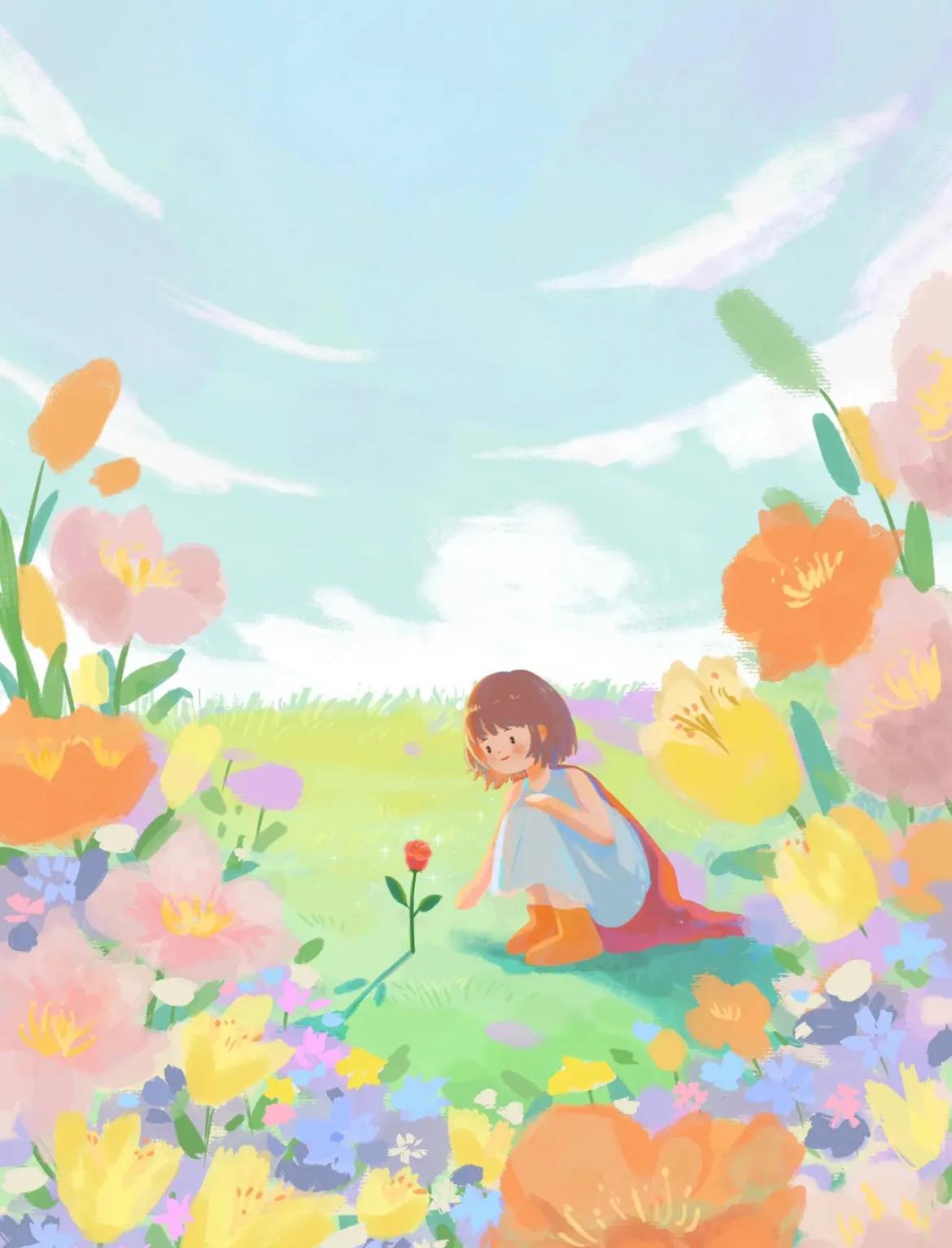 Super healing and gentle illustration avatar - iMedia