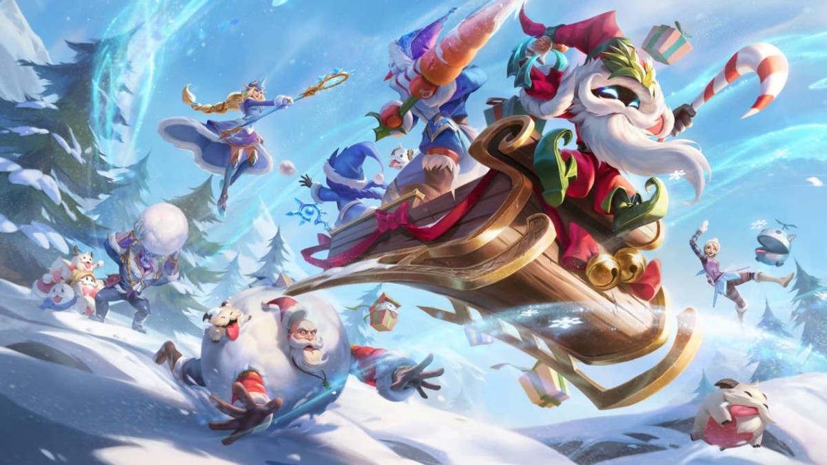 Warmth in the cold winter, LOL mobile game ice and snow banquet is ...