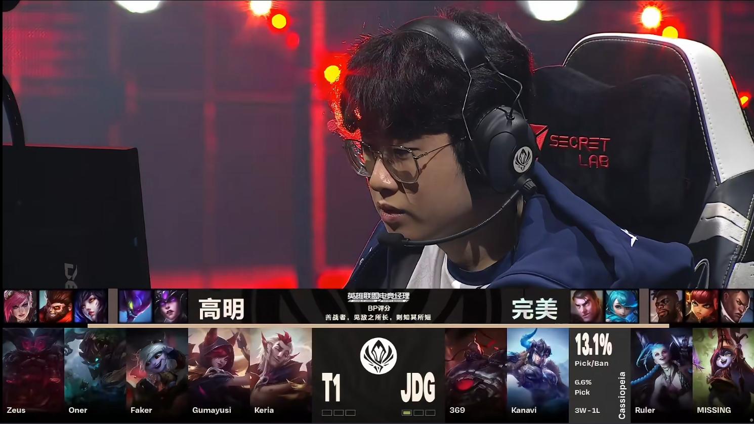 Baorudi, JDG revenge T1! Faker was beaten into a breakthrough, and T1 fell to the loser group ...