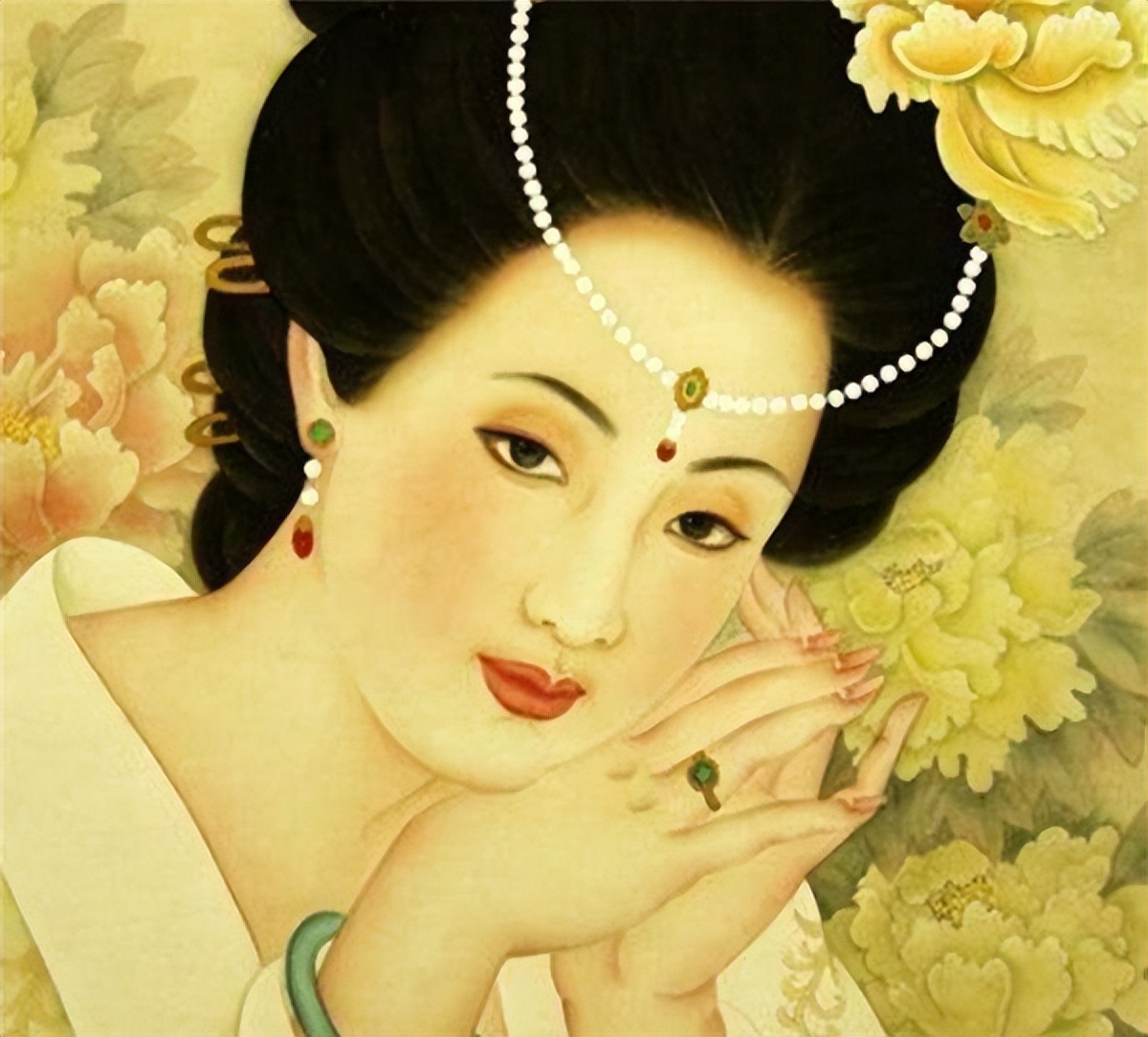 Yang Yuhuan's appearance was restored, and the restored picture hit the ...