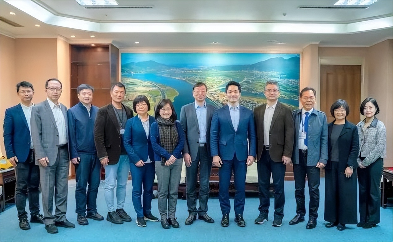 Mainland officials led a delegation to visit Taiwan Province, people on ...