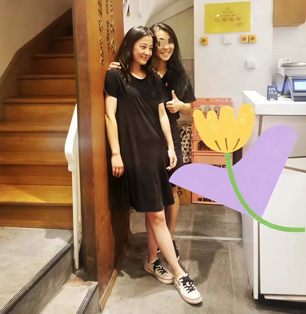 47-year-old Mei Ting was met abroad by chance!With a bloated body and a ...