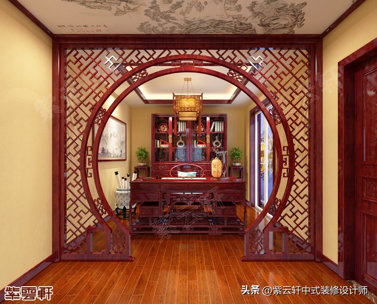 The Chinese-style home decoration design is attractive, elegant and ...