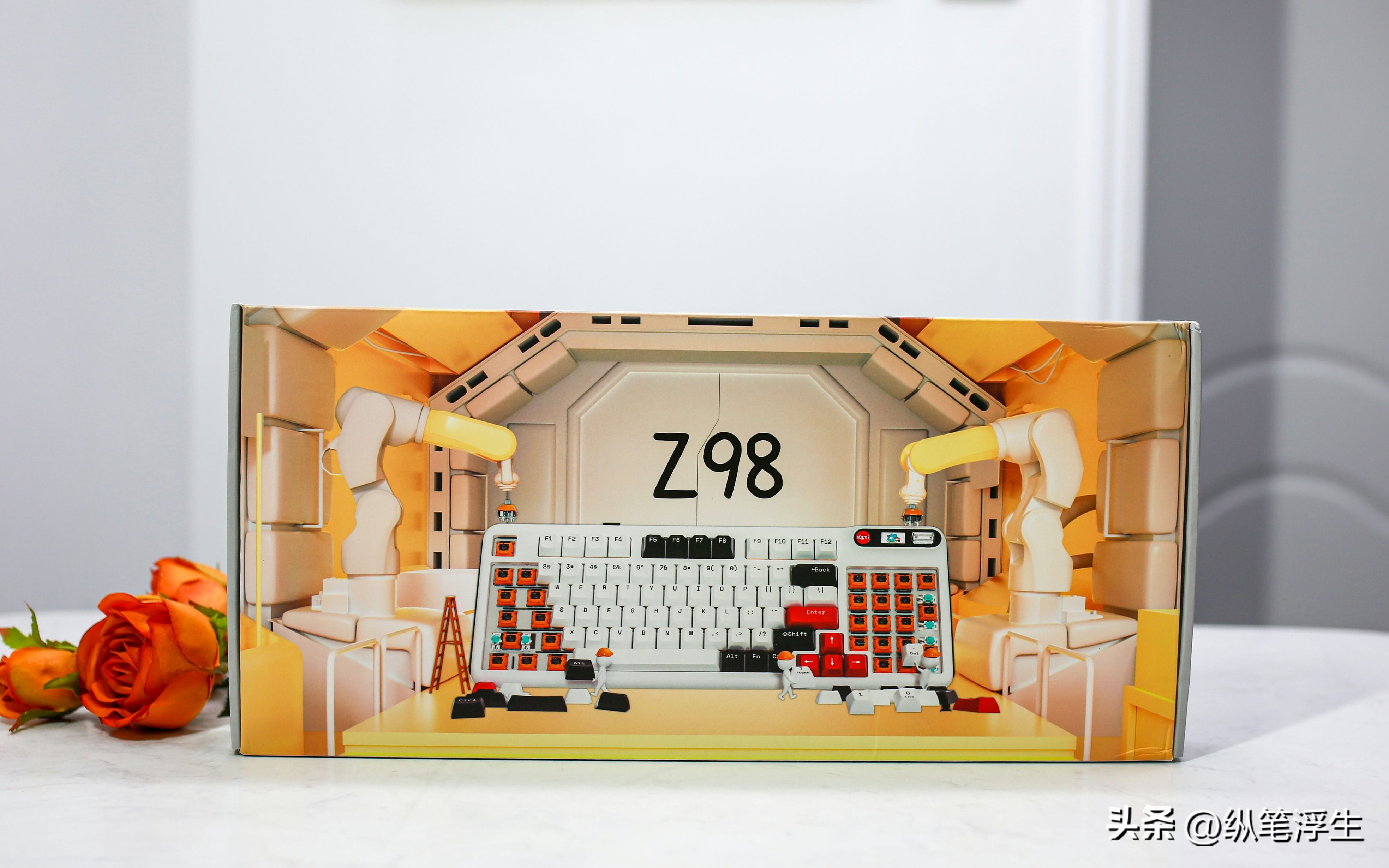 TCC high-speed rail structure shaft, multi-layer sound-absorbing mechanical keyboard—Kezhi Z98 ...