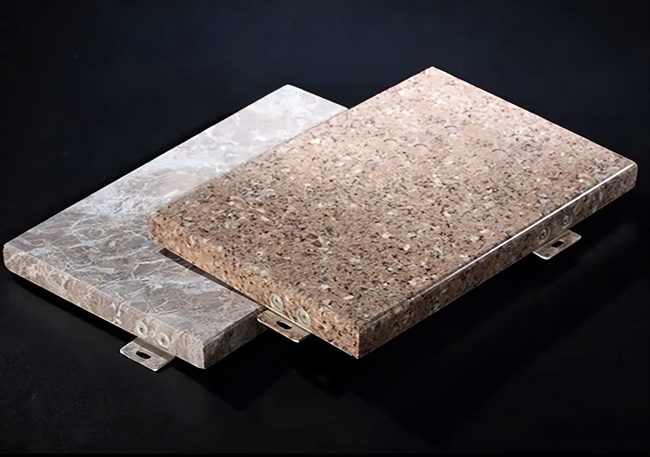 Stone pattern process of aluminum veneer - iNEWS