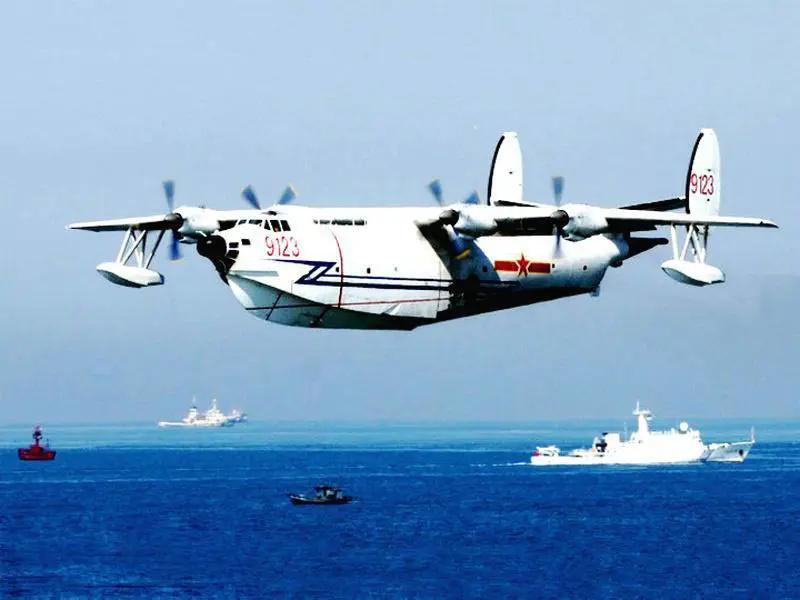 The domestically produced AG600M amphibious aircraft came to Xi'an for ...