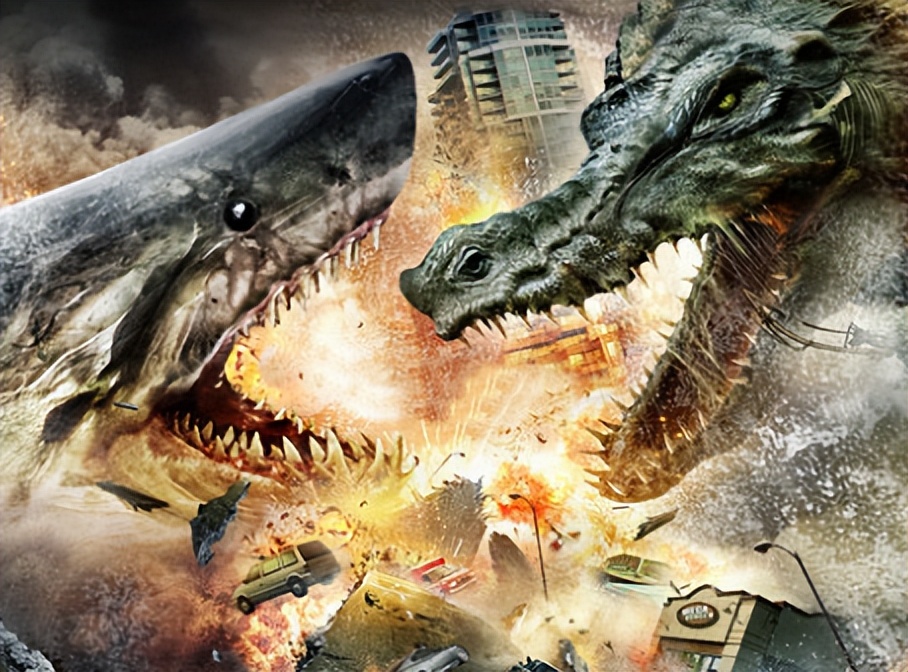 "Giant Shark vs. Man-Eating Crocodile": The jungle of the jungle preys ...