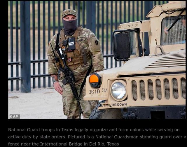 Poor living conditions, problems with military pay!"Operation Lone Star ...