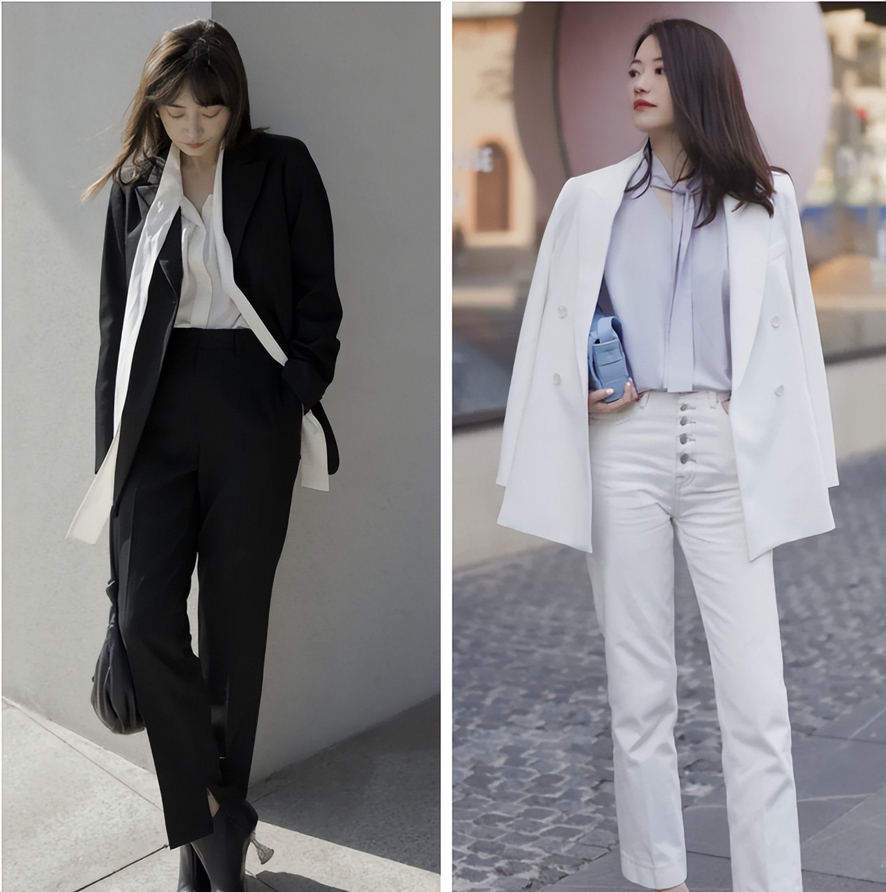 If you want to say goodbye to "bloated" in winter workplace outfits ...