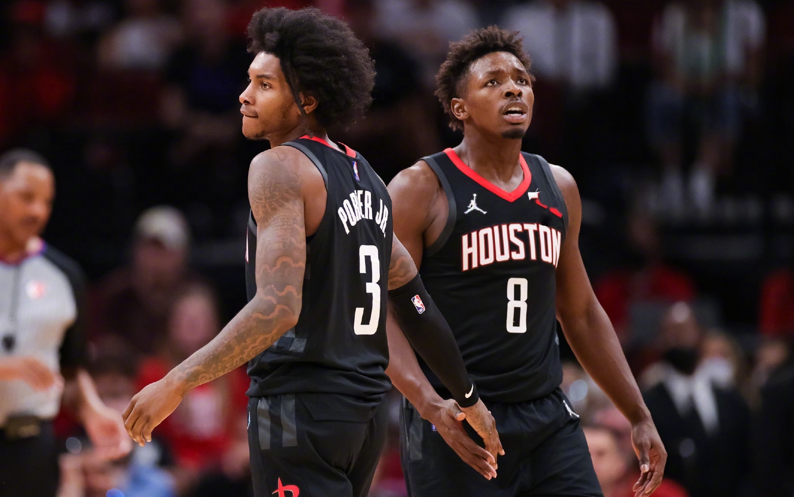 In the first game of the preseason, the Rockets' new starting 5 will be ...