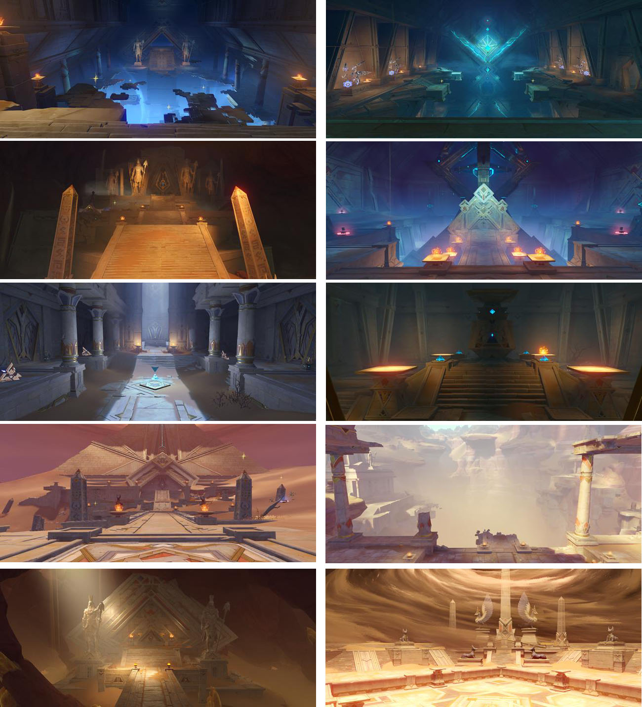 Genshin Impact: Released from inside the desert ruins, Nilu is a one ...