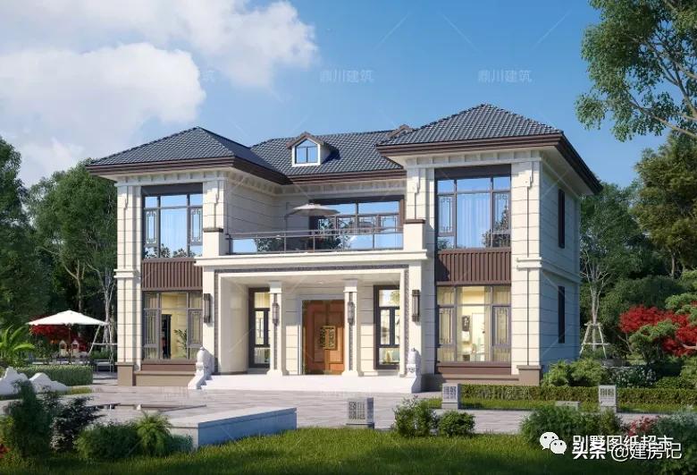 I love Chinese style when building a house in the new year. This two ...