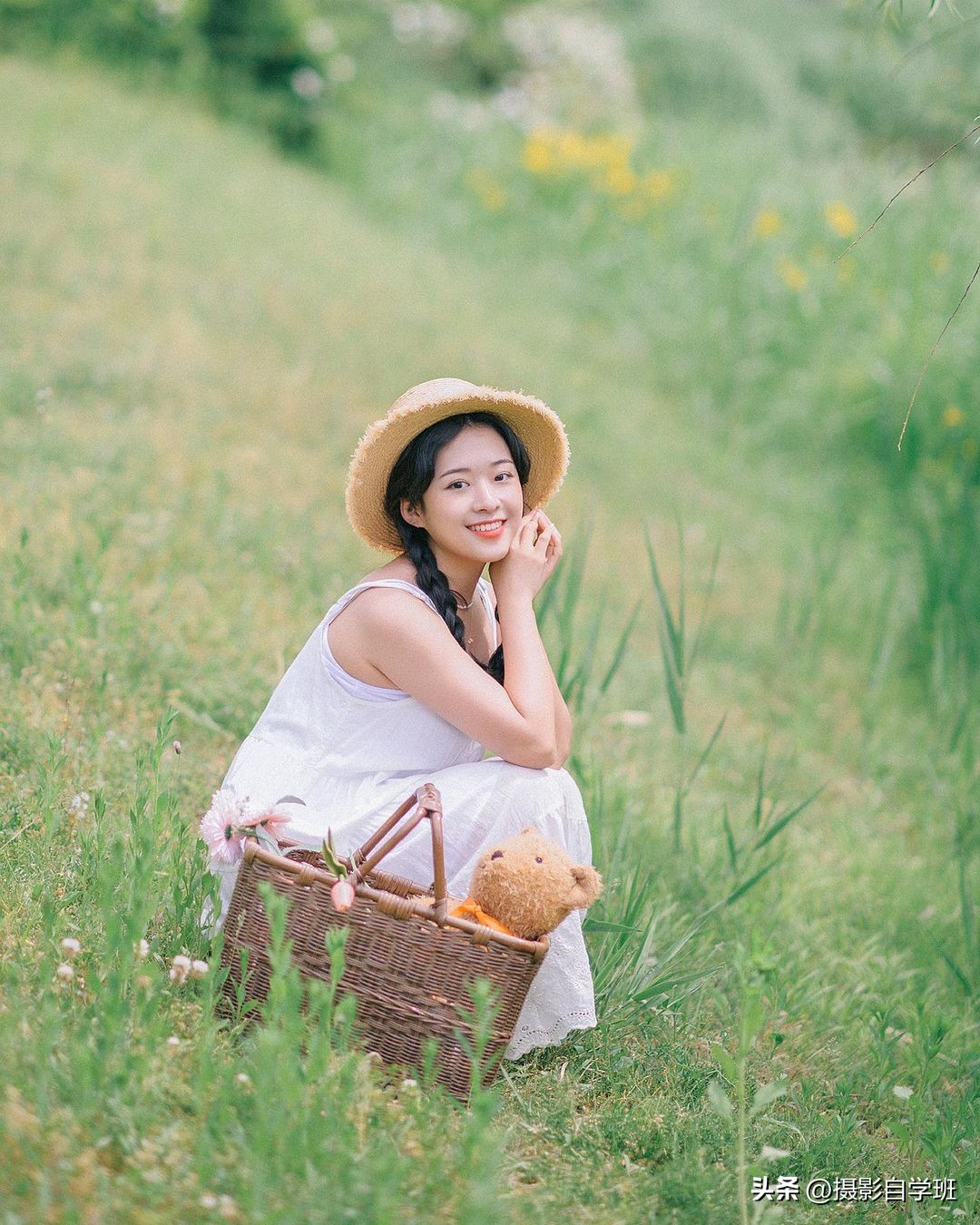 Take natural, beautiful and generous portrait photos, just like this ...