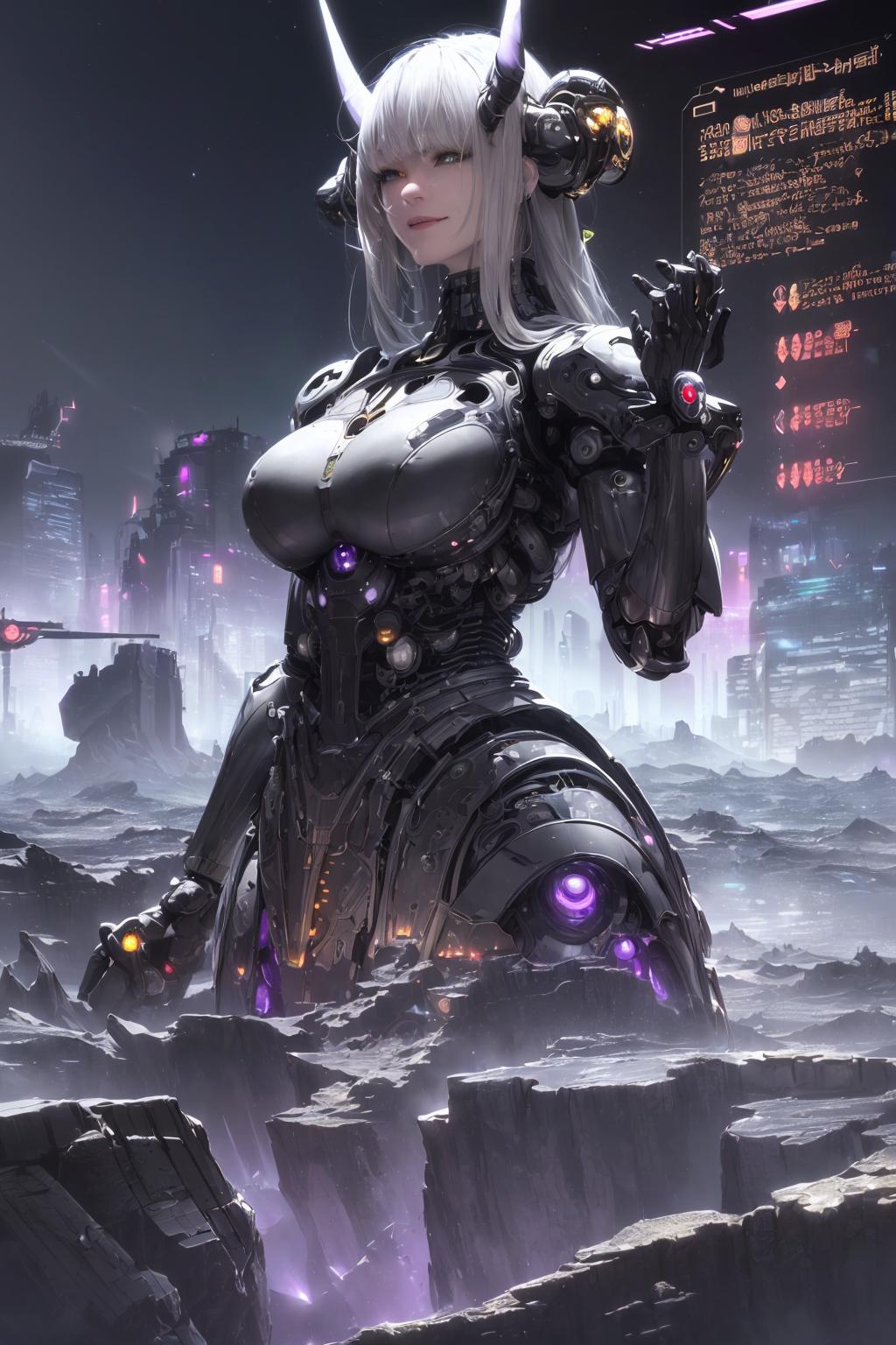 AI drawing cyberpunk mecha dark 01 - iNEWS