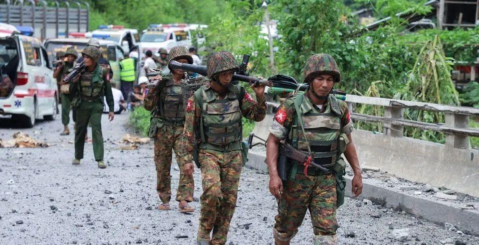Another shooting incident broke out in Lashio, northern Myanmar, and ...