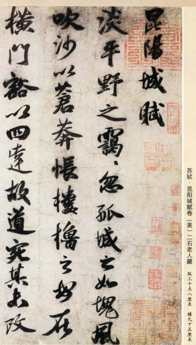 [Appreciation of calligraphy and painting] Su Shi's running script ...