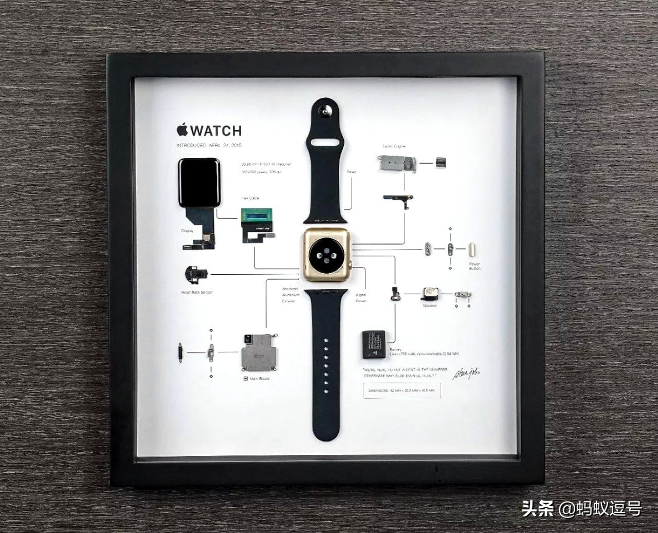 The disassembled APPLE WATCH gift technology is full of beauty - iNEWS
