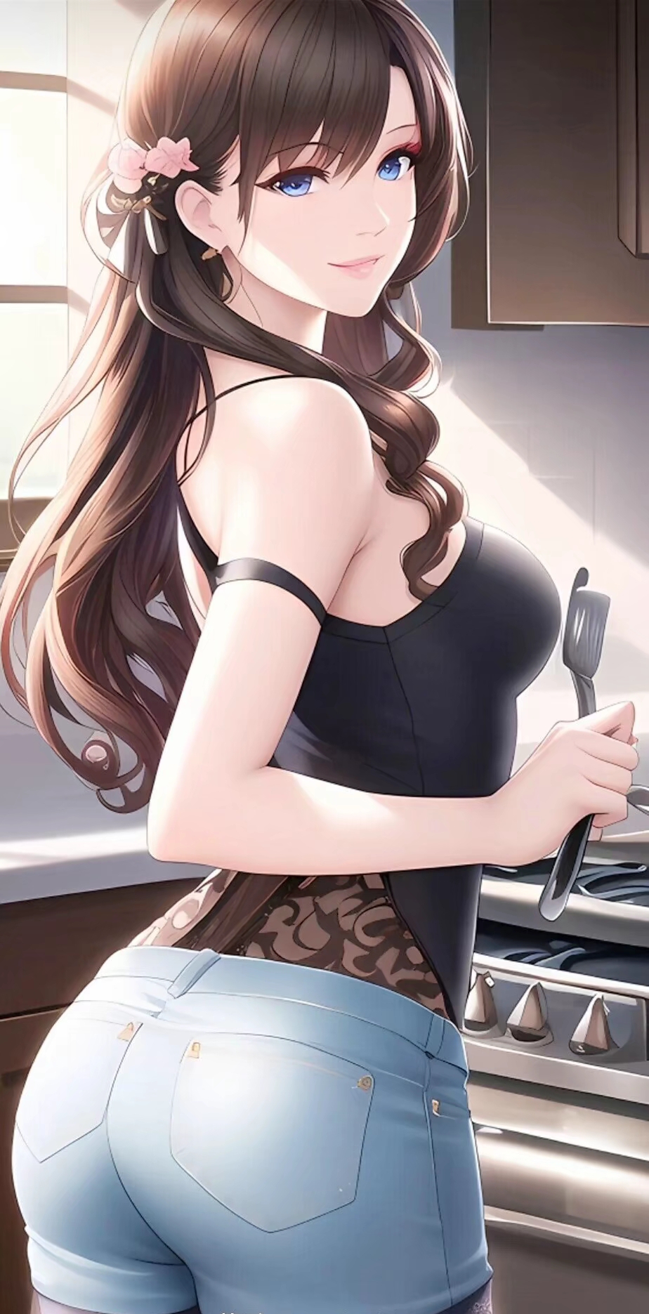 PIXIV's beautiful character illustrations, two-dimensional 3D and AI beautiful girls, enjoy the ...