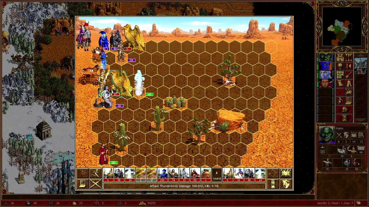 The magic of opening up wasteland in "Heroes of Invincible 3 ...