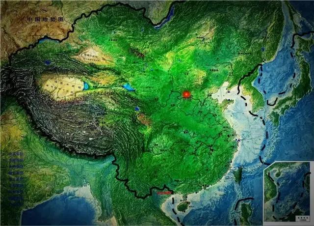 Three-dimensional map of China in the early Qing Dynasty - iNEWS