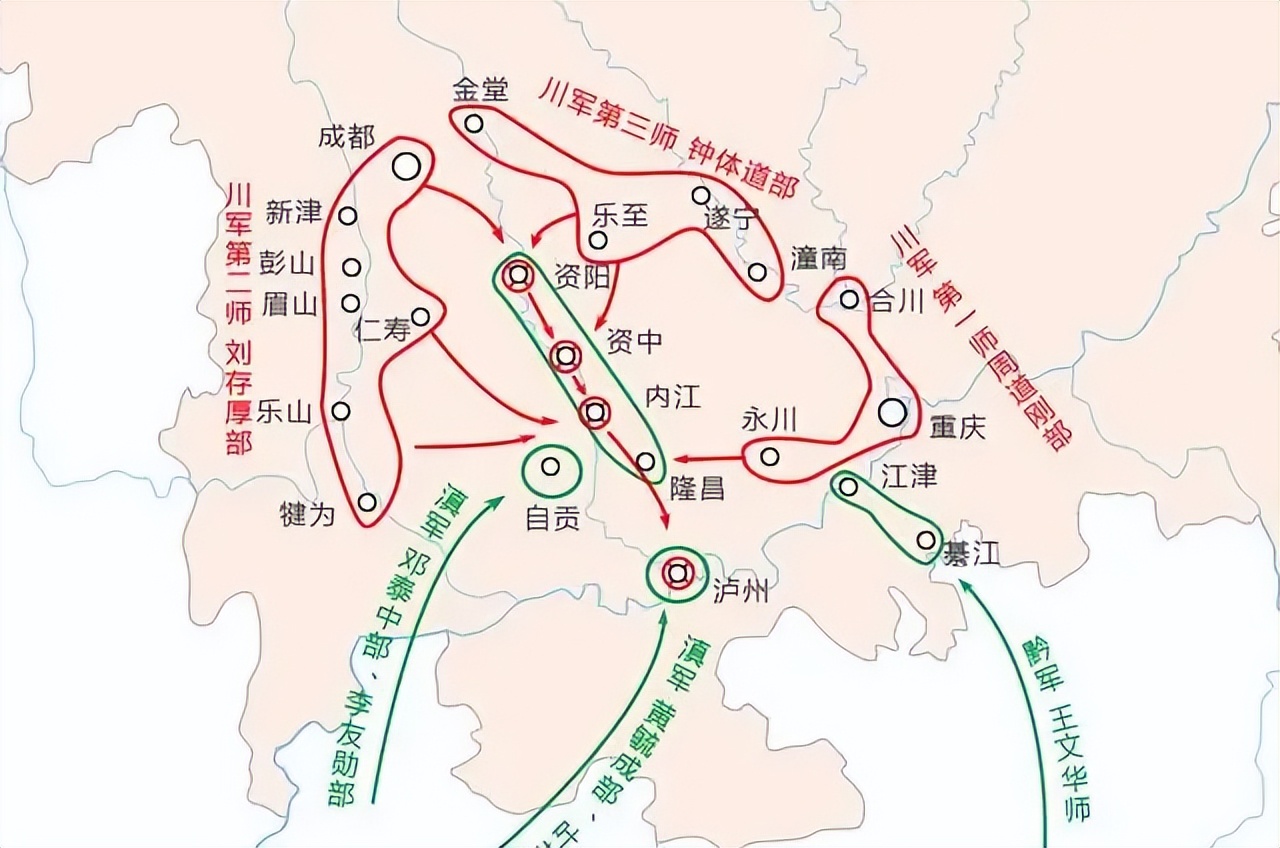 In 1933, Liu Xiangcai reluctantly unified Sichuan, how chaotic was it ...