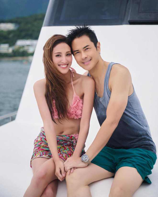 Miss Hong Kong champion Chen Kailin wore a pink swimsuit to swim to the sea for her birthday ...