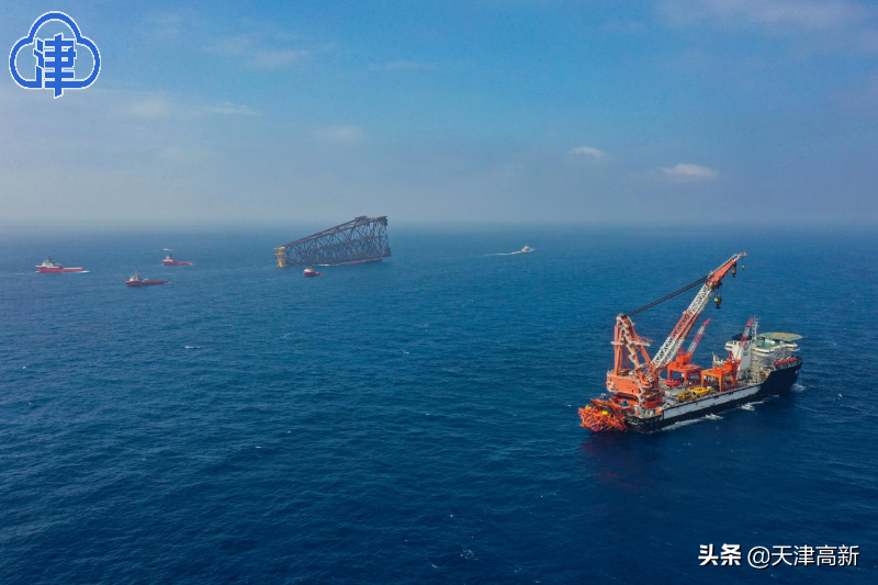 "Haiji No. 1" was put into place and "Made in Tianjin" set a new record ...