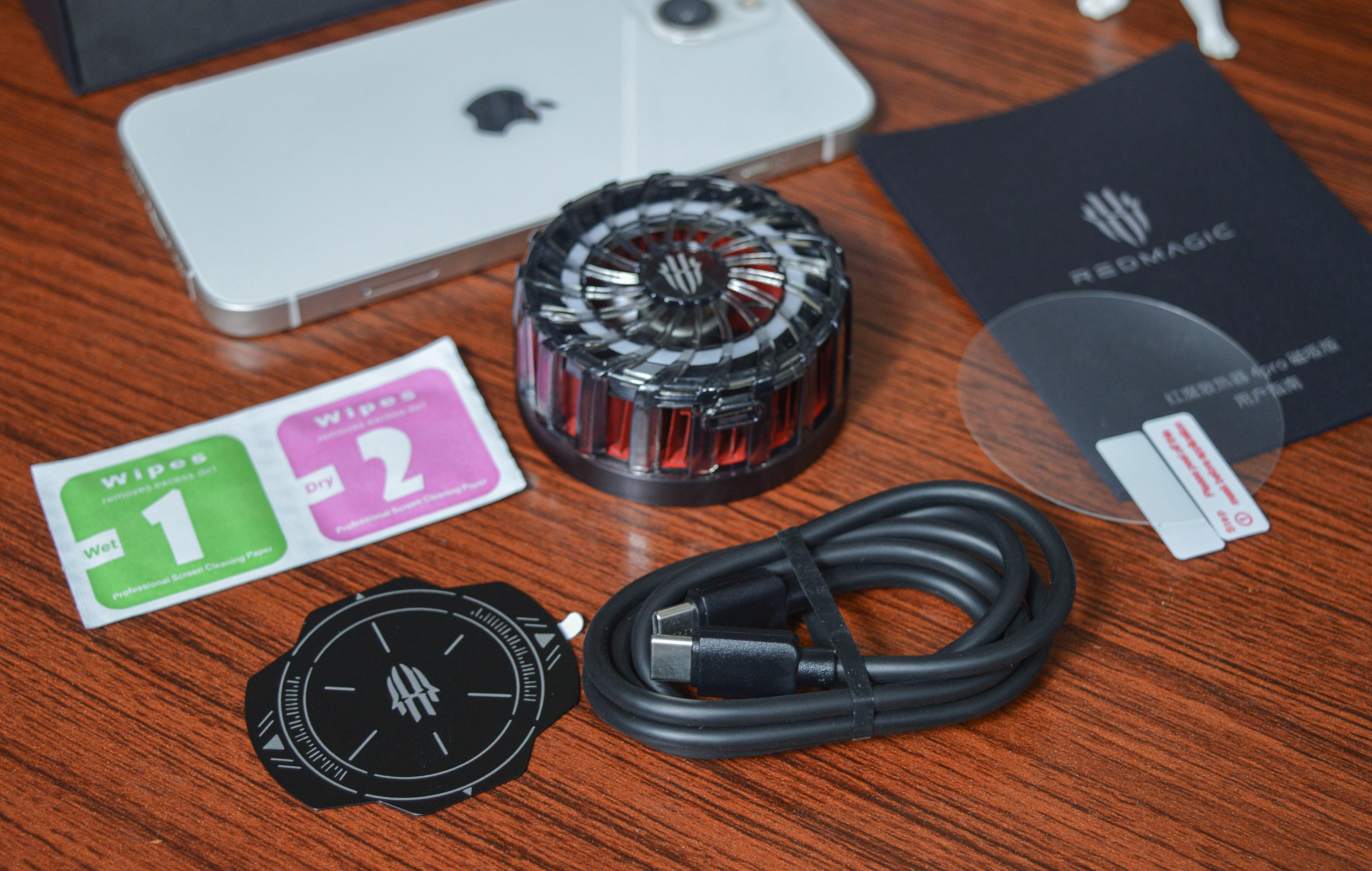 Enjoy mobile games: Red Magic 4 Pro radiator magnetic version unboxing ...