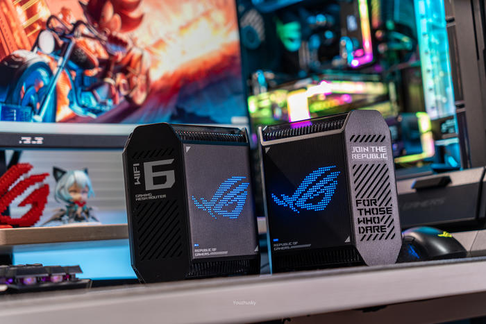 Flexible networking AIMESH2.0 and 9-gain antenna blessing - ROG Rubik's ...