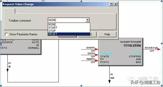 Totalizer function block in PKS - iNEWS